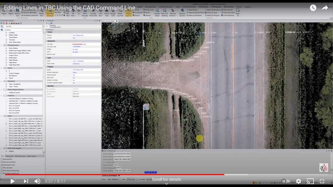 Tech Talk: Editing Linework with the CAD Command Line - Frontier Precision