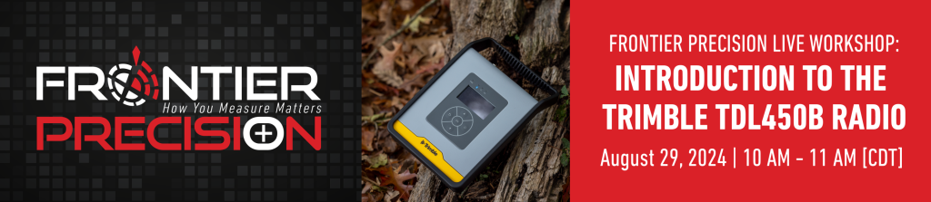 Frontier Precision Online Live Workshop – Introduction to Trimble ...