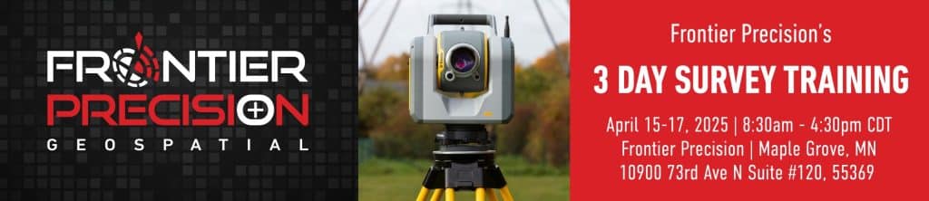 1, 2, or 3 Day Survey Training Opportunity— Maple Grove, MN - Frontier Precision